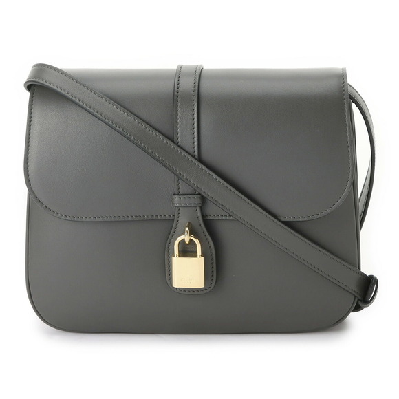 Celine | Bags | Celine Gray Tabou Bag Medium Leather Shoulder | Poshmark